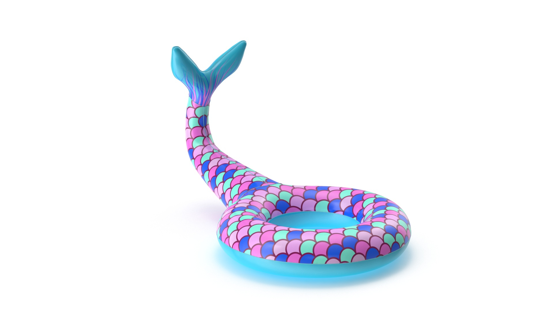 3D Giant Mermaid Tail Pool Float Model - TurboSquid 1756718