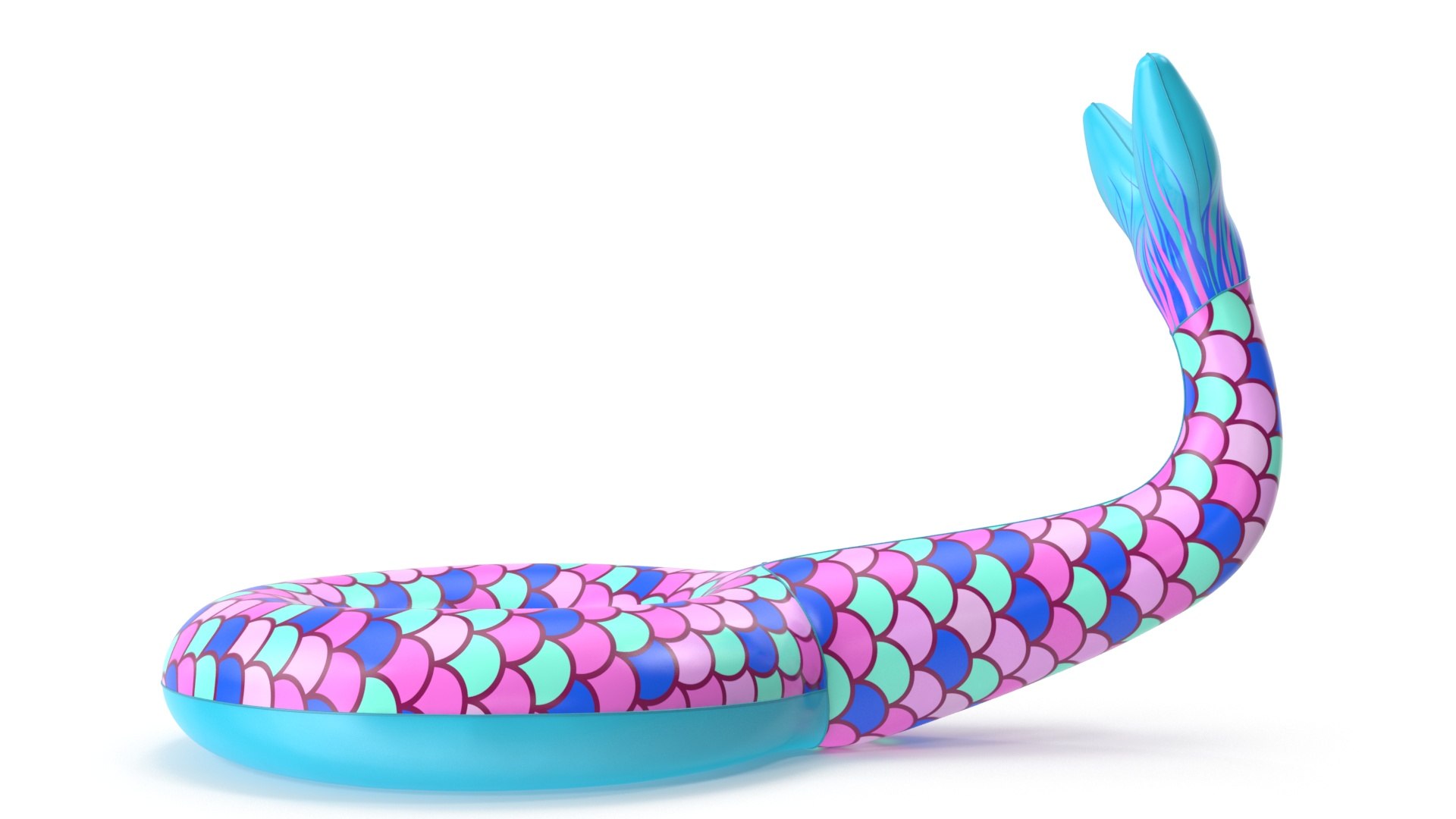 3D Giant Mermaid Tail Pool Float Model - TurboSquid 1756718