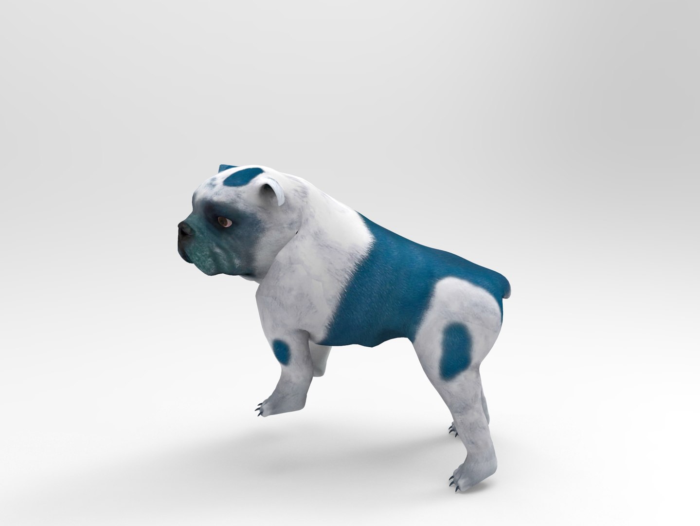 Bulldog Rigged 3d Obj