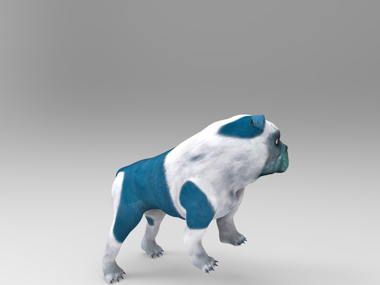 Bulldog Rigged 3d Obj