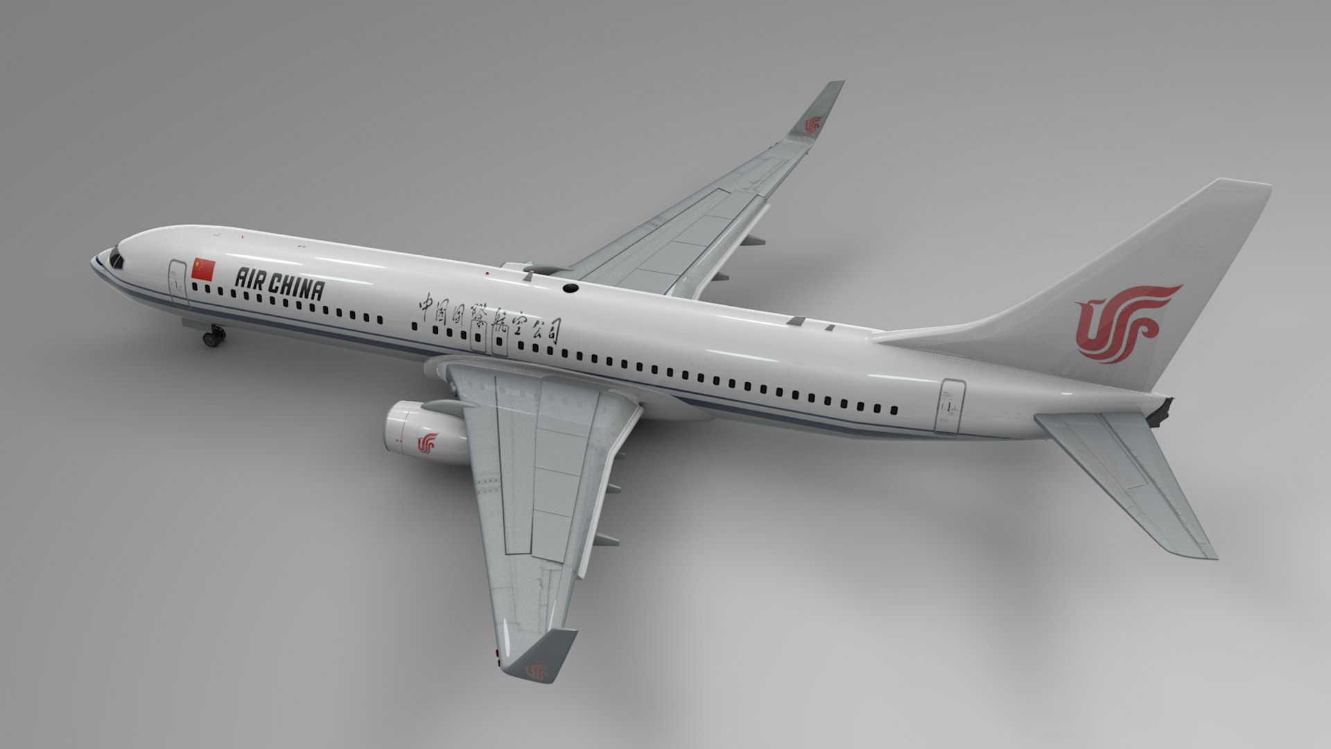 3D Model Air China Boeing 737-800 - TurboSquid 1473327