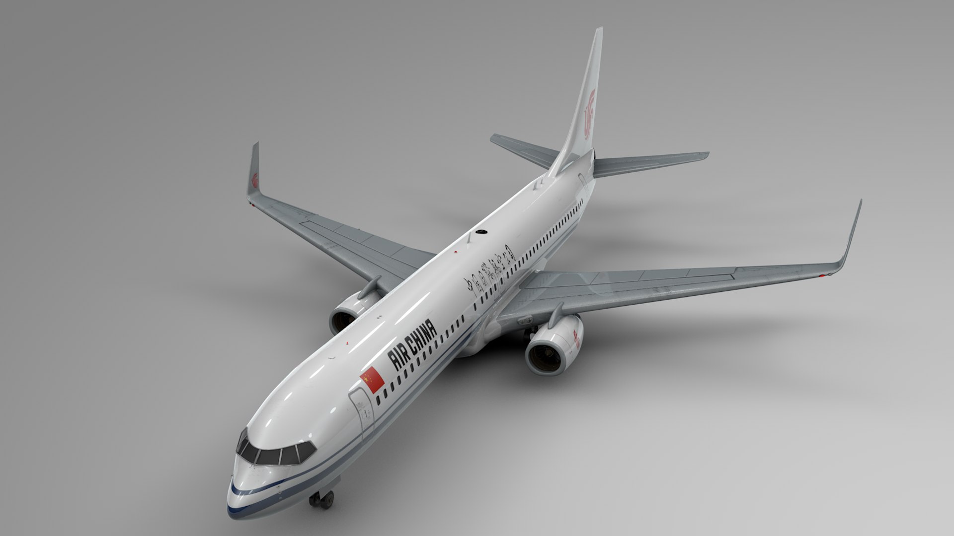 3D Model Air China Boeing 737-800 - TurboSquid 1473327