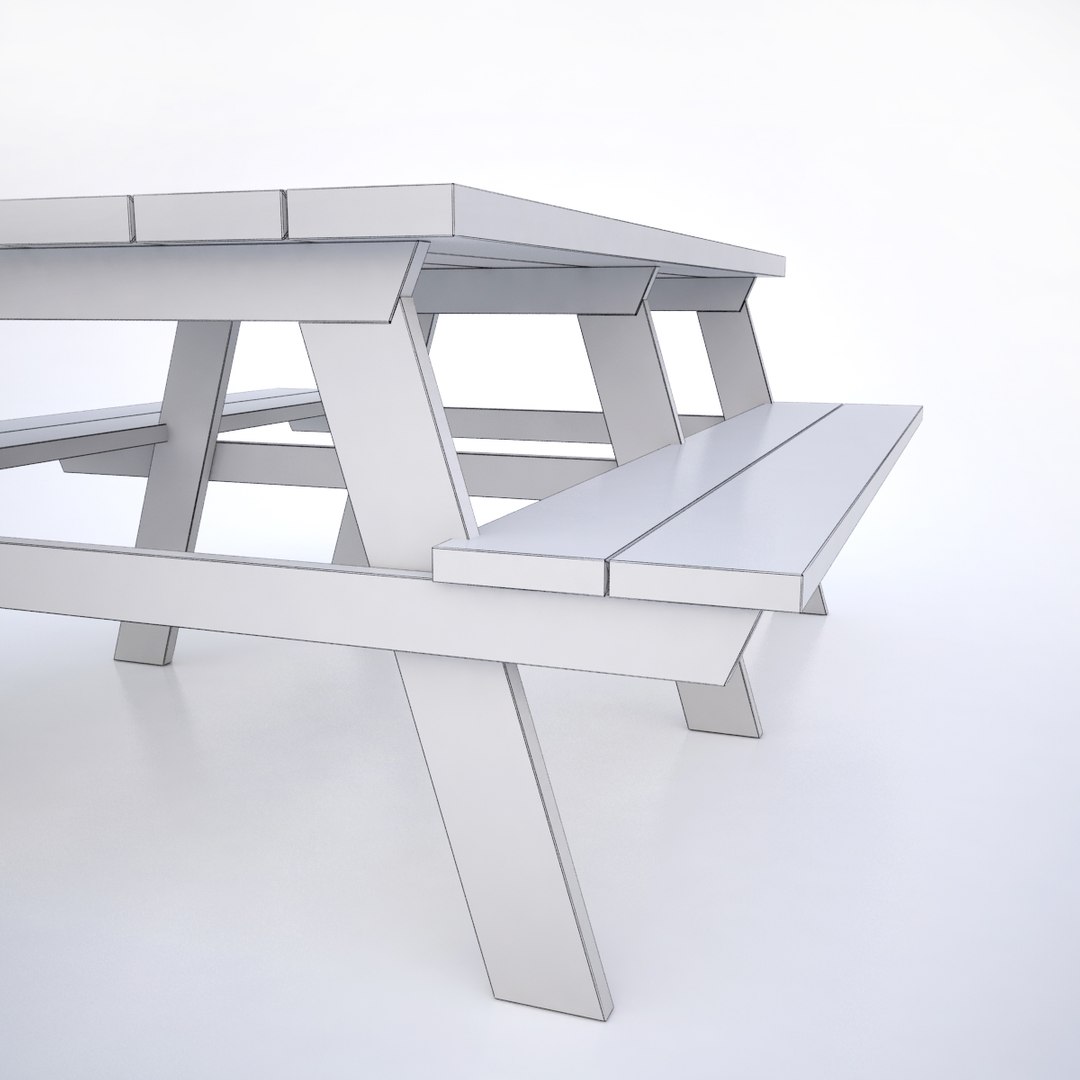 Free Max Model Wooden Bench Table