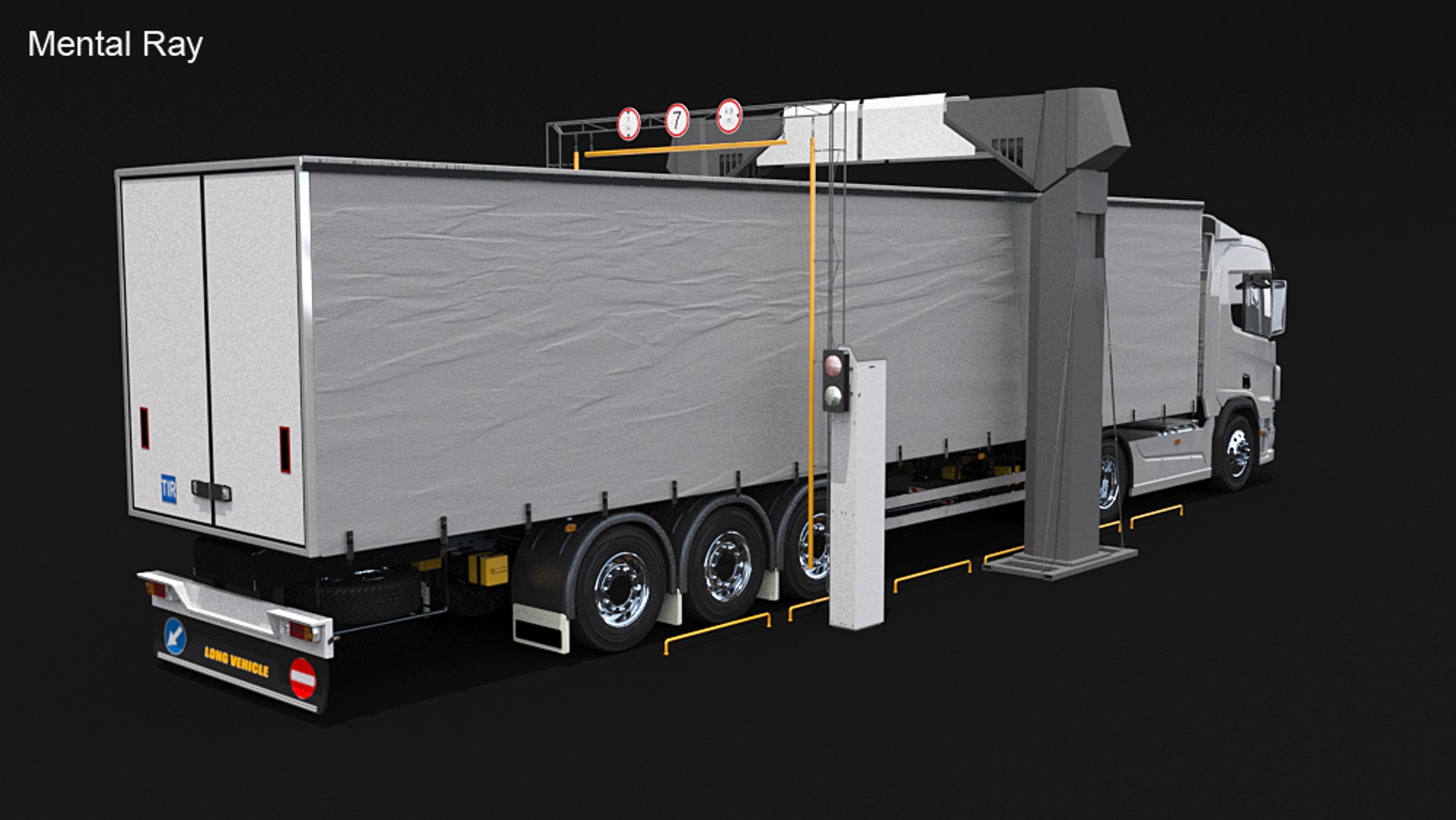 Border X-Ray Truck Control 3D Model - TurboSquid 1828201