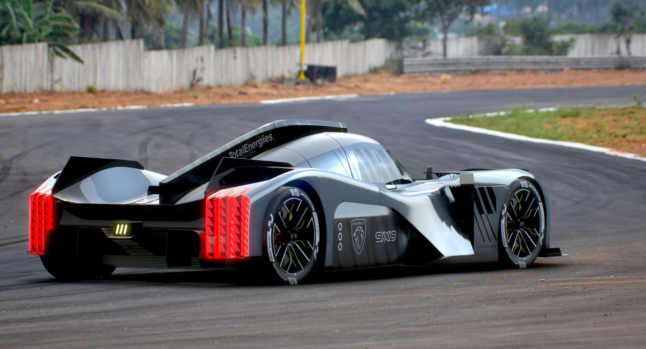 3D Peugeot 9X8 Hypercar WEC LMH Season 2022 - TurboSquid 1807035