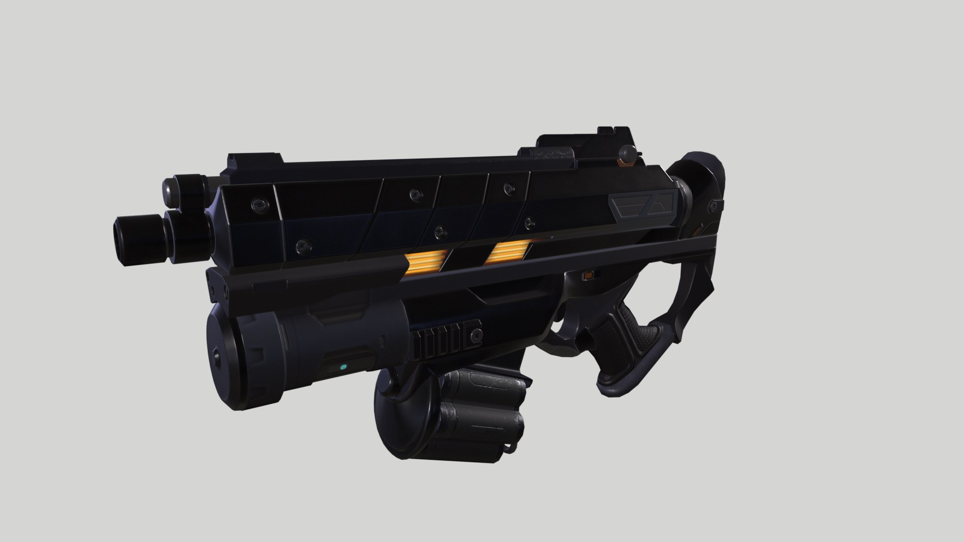 Grond Pistol 3D - TurboSquid 2035753