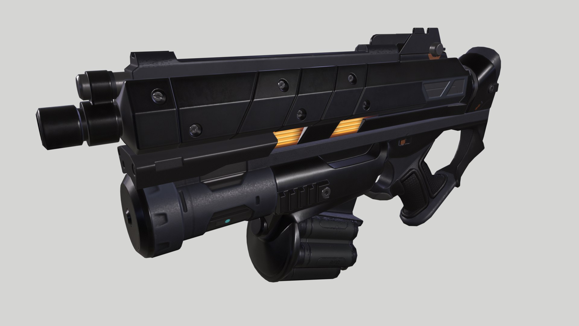 Grond Pistol 3D - TurboSquid 2035753