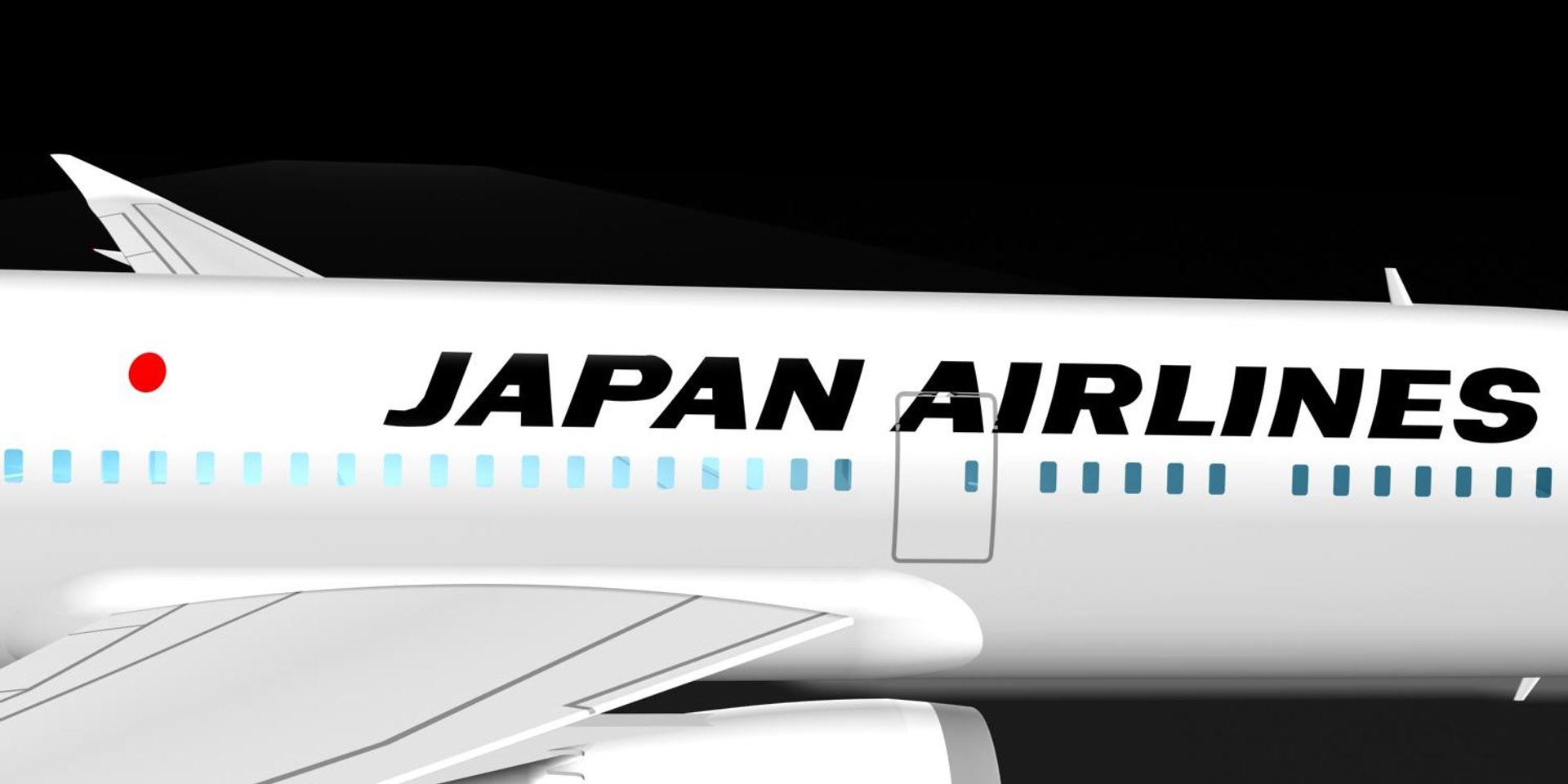 3d Model Jal 787-9 Dreamliner 787