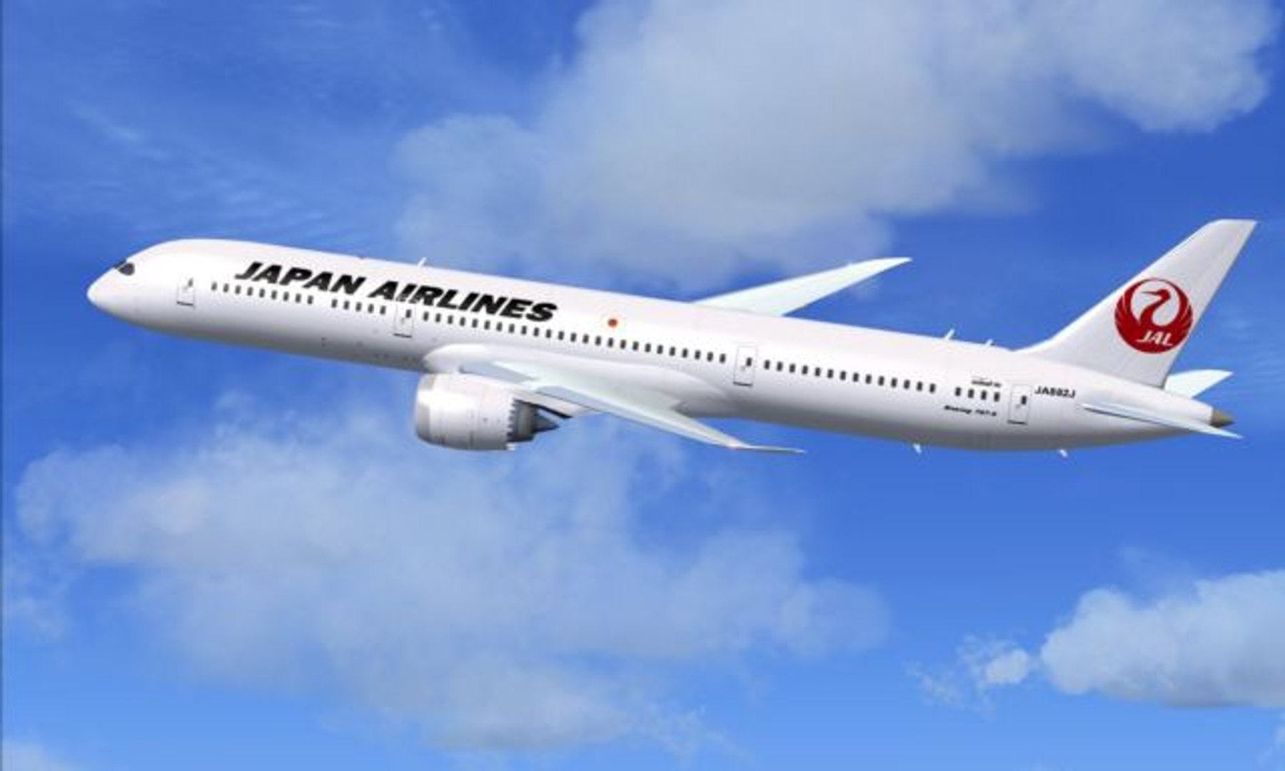 3d Model Jal 787-9 Dreamliner 787