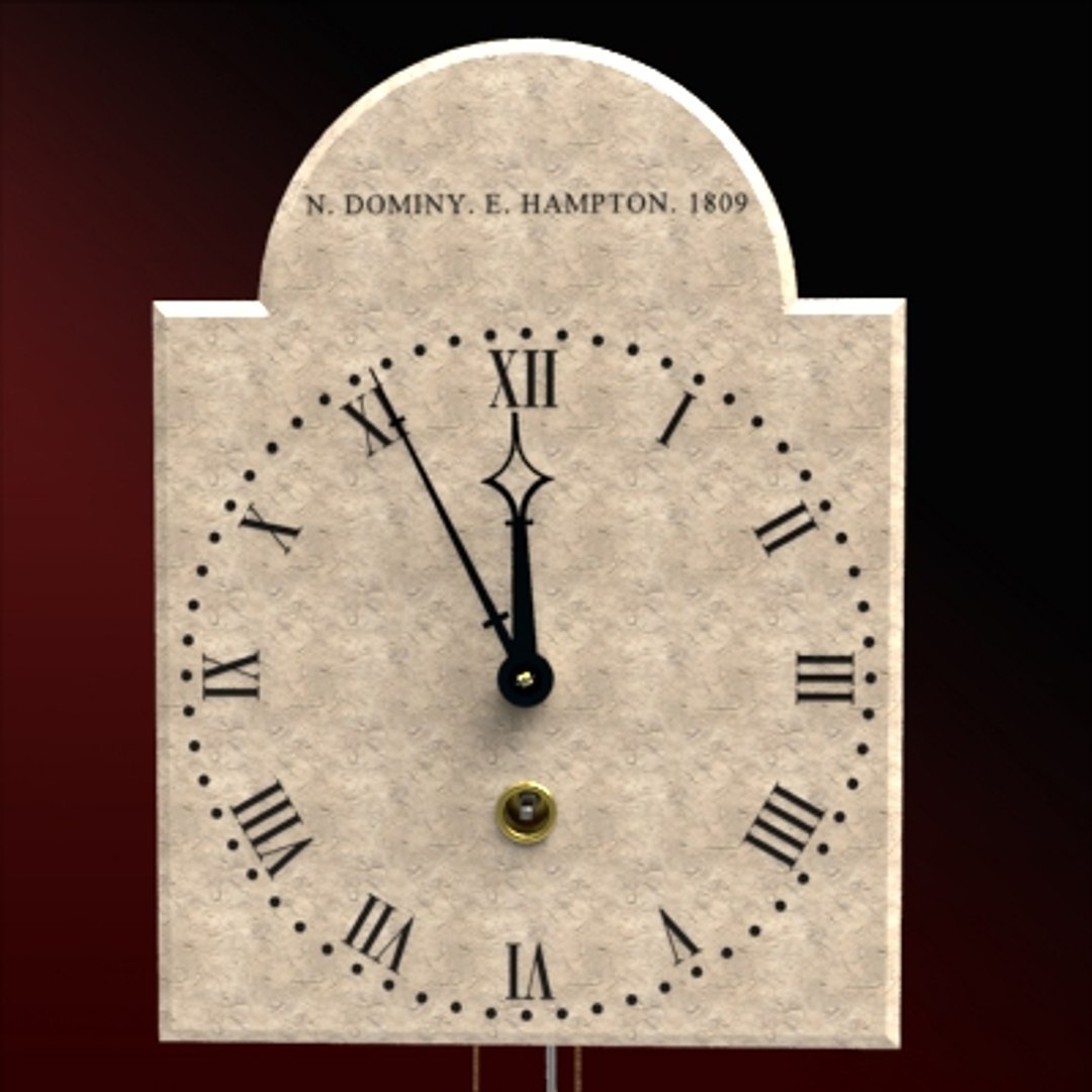 Nathaniel Dominy Iv Clock 3d Model