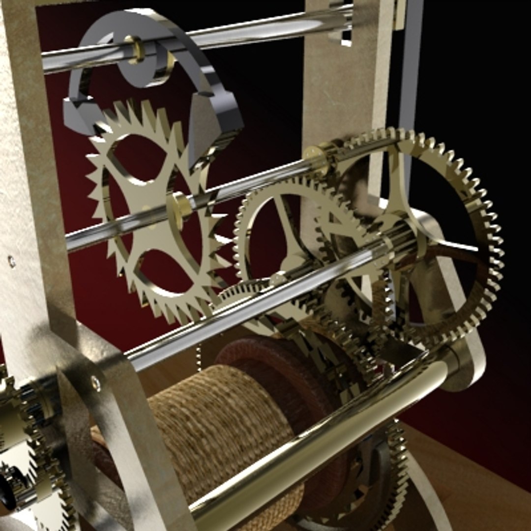 Nathaniel Dominy Iv Clock 3d Model