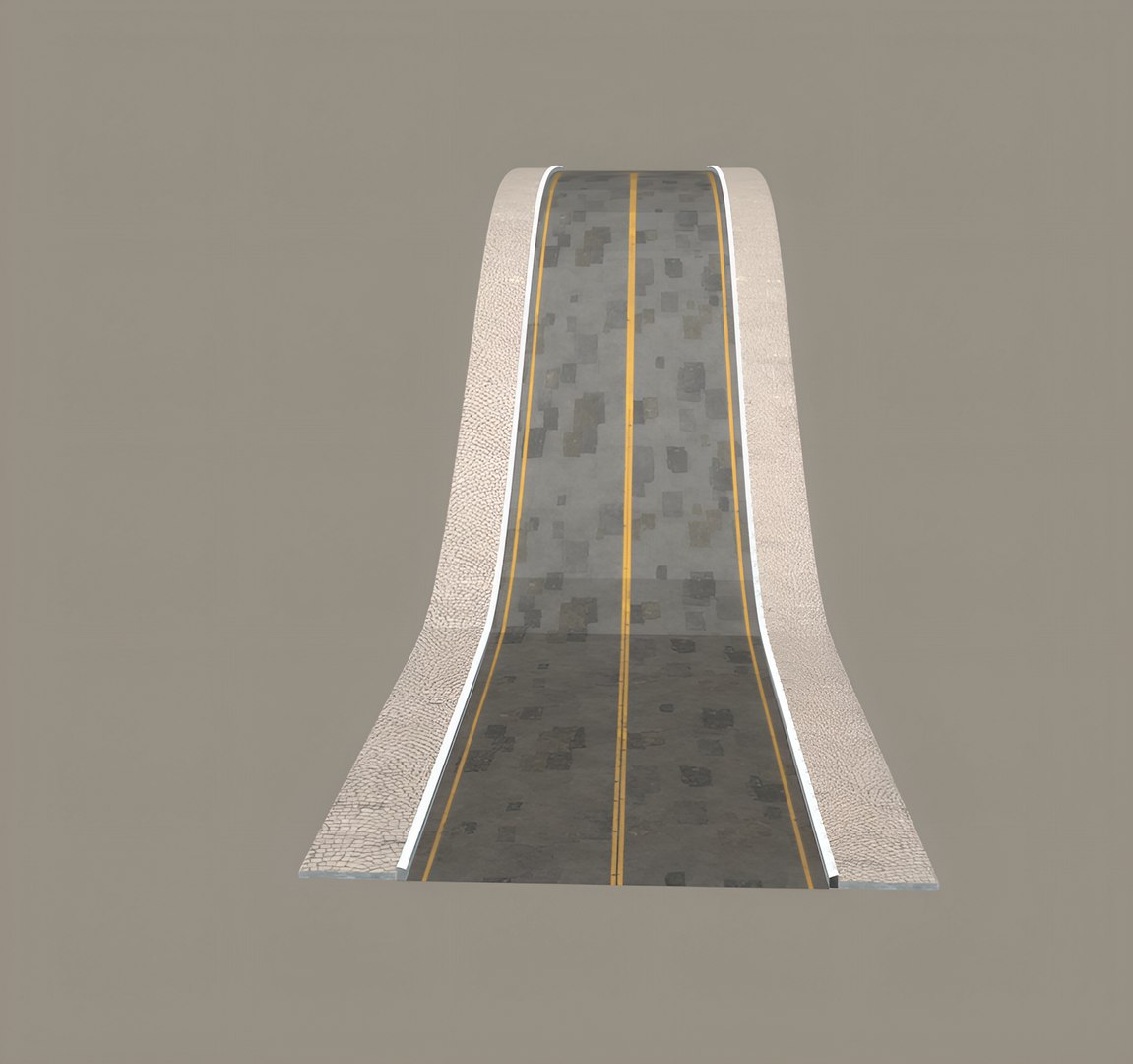 Modular Low-Poly Road Assets For City Scenes 3D - TurboSquid 2413965