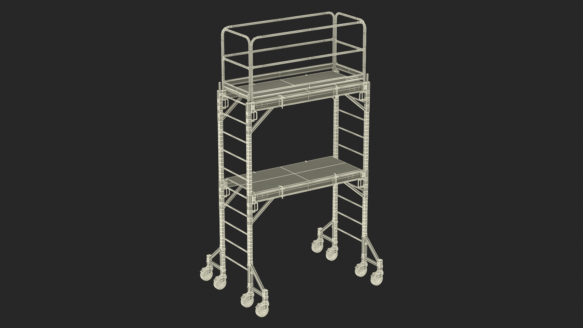 Multi Purpose Rolling Scaffolding 3D model - TurboSquid 2135028