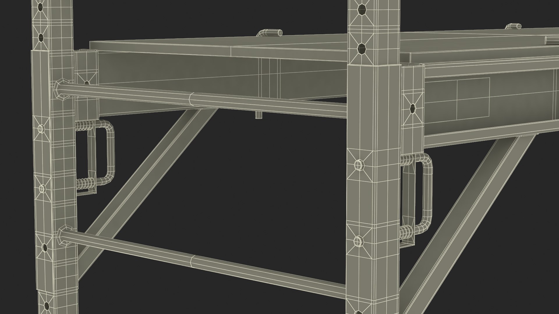 Multi Purpose Rolling Scaffolding 3D model - TurboSquid 2135028