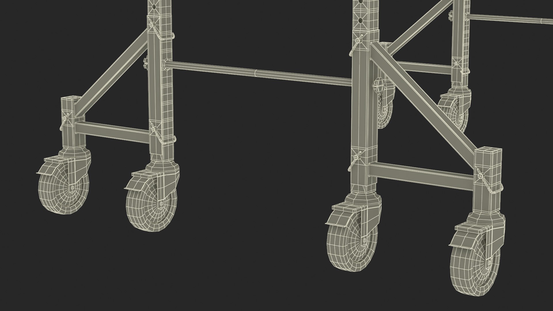 Multi Purpose Rolling Scaffolding 3D model - TurboSquid 2135028