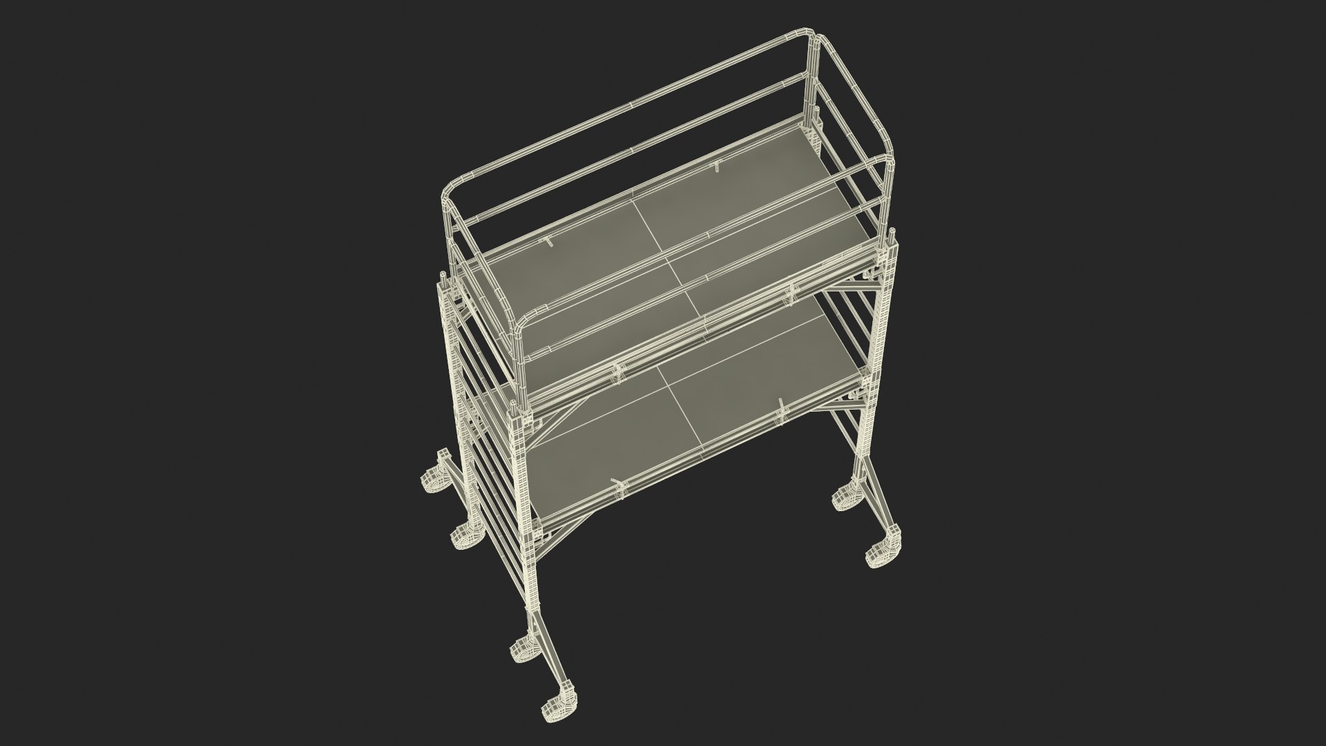 Multi Purpose Rolling Scaffolding 3D model - TurboSquid 2135028