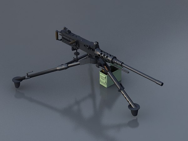 machine gun 3d model
