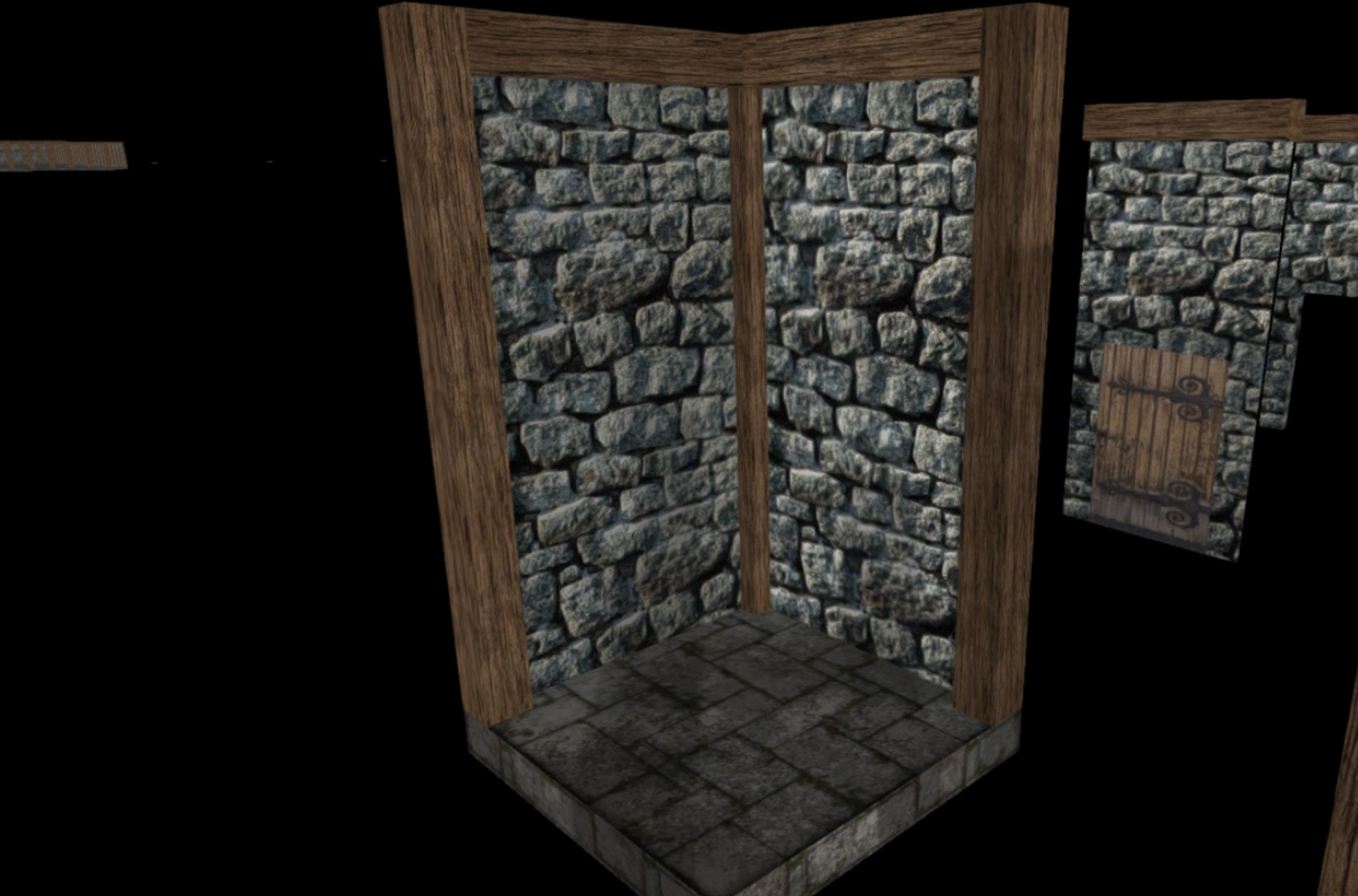3d Model Simple Dungeon Set
