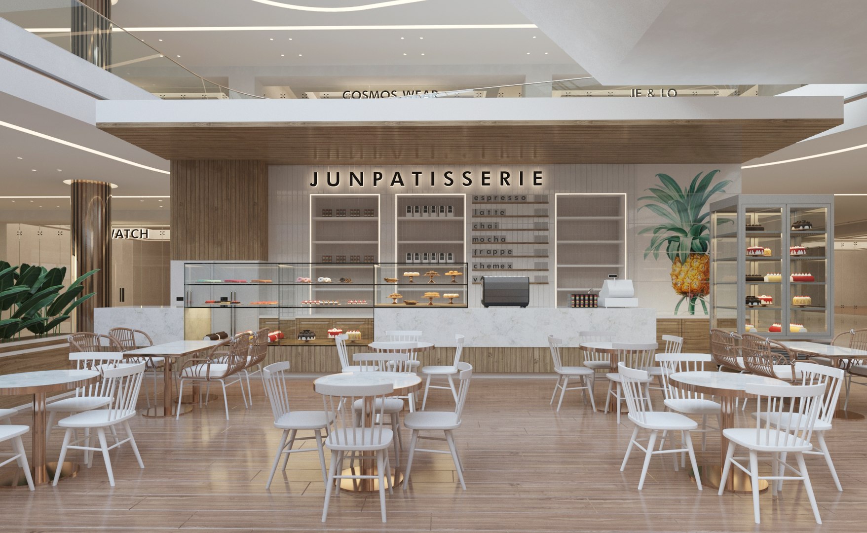 3D Modern Shopping Mall Interior model - TurboSquid 2038467