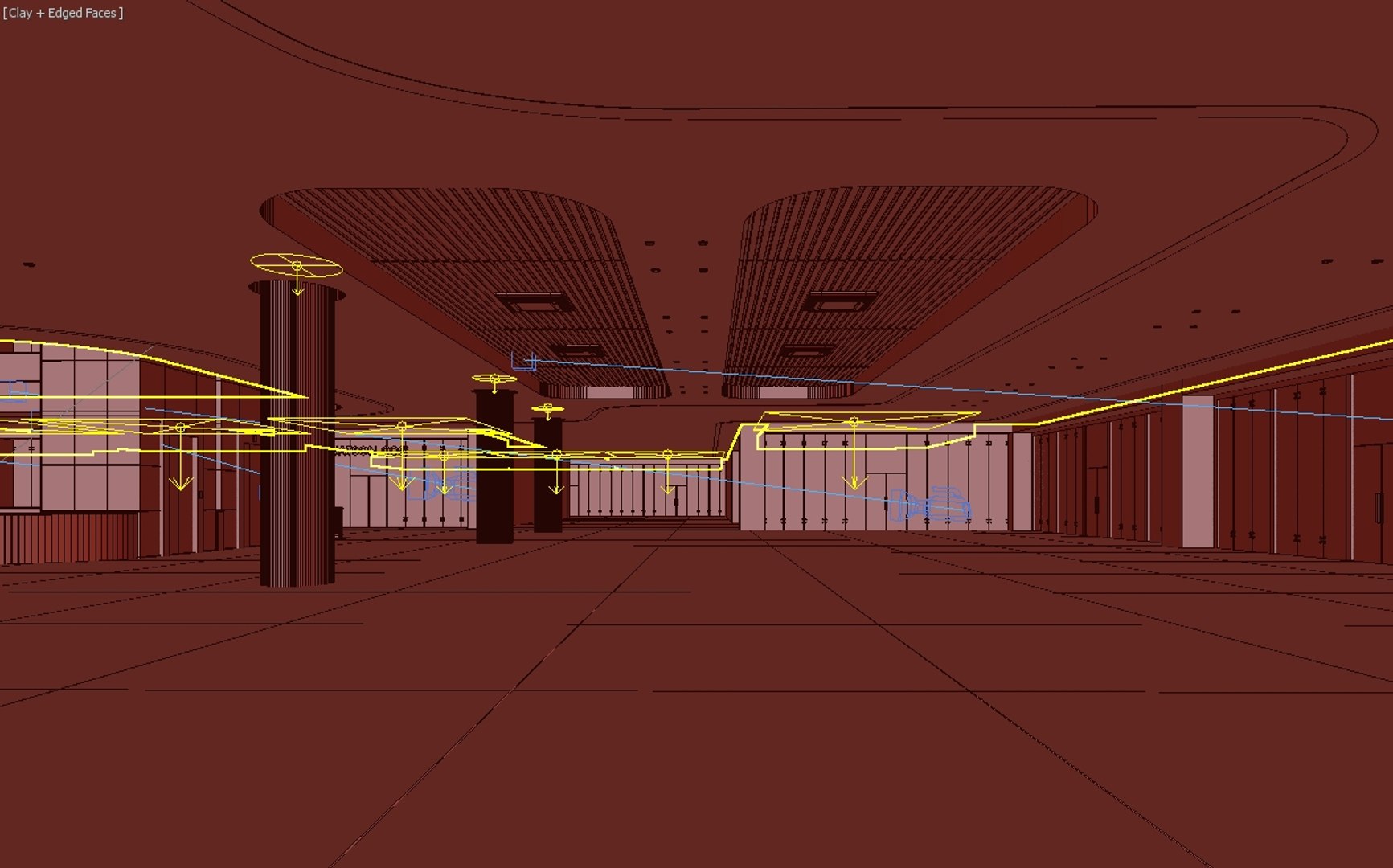 3D Modern Shopping Mall Interior model - TurboSquid 2038467