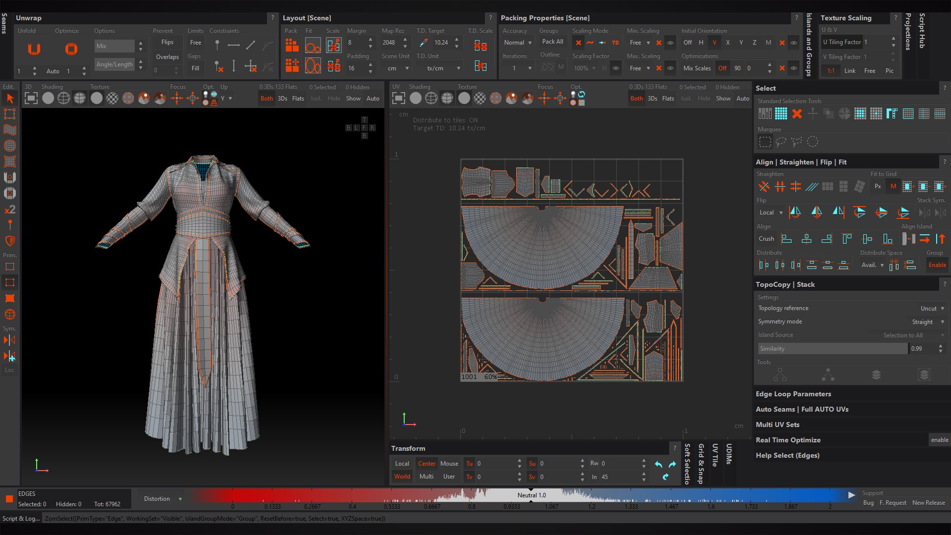 3D Medieval Women Outfit - Marvelous Designer Clo3D - High Low Poly ...
