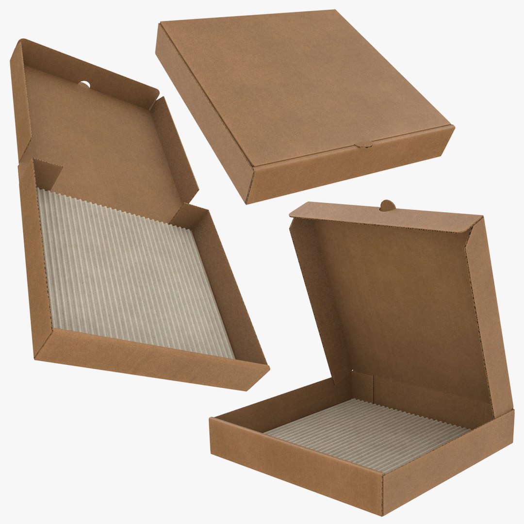 Pizza Box Medium Collection Model - TurboSquid 2159423