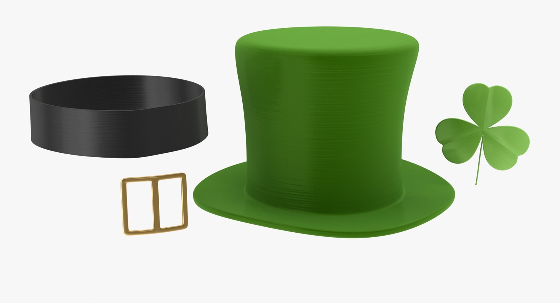 3D Leprechaun Hat Model - TurboSquid 1286689