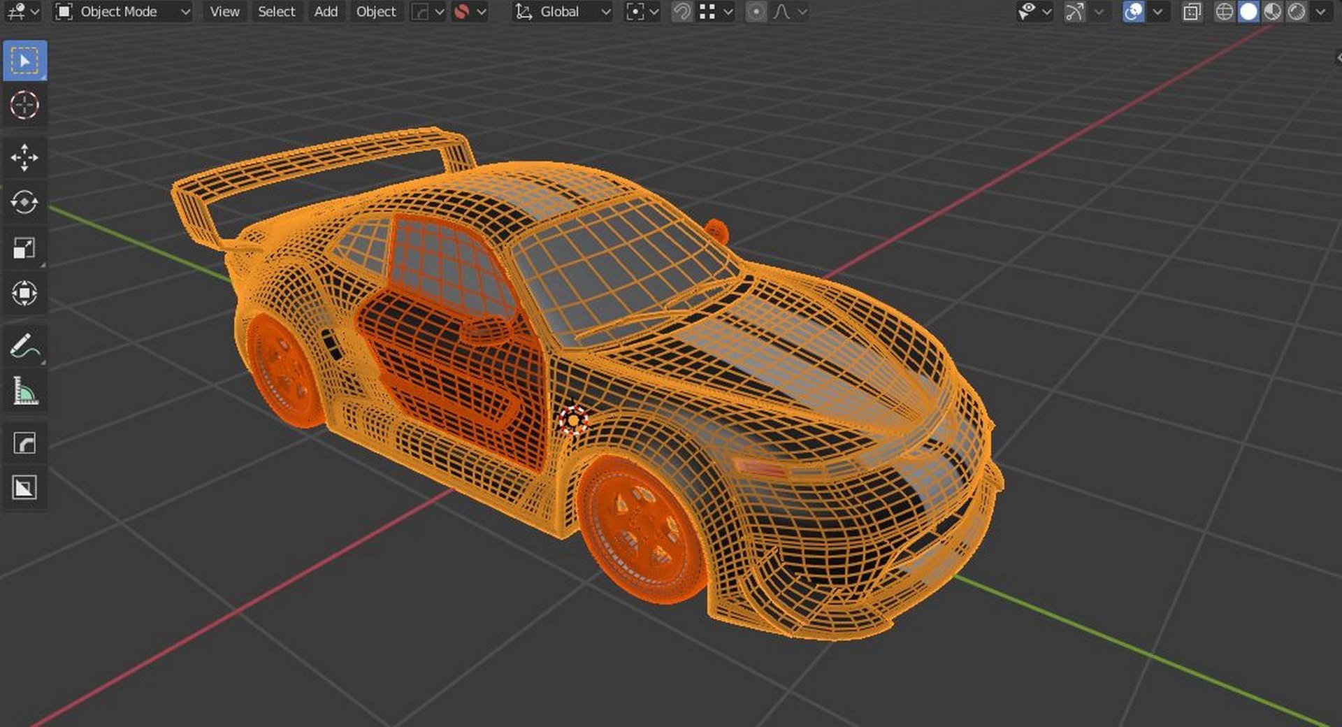3D Generic Car 06 Model In Blender Model - TurboSquid 1995215