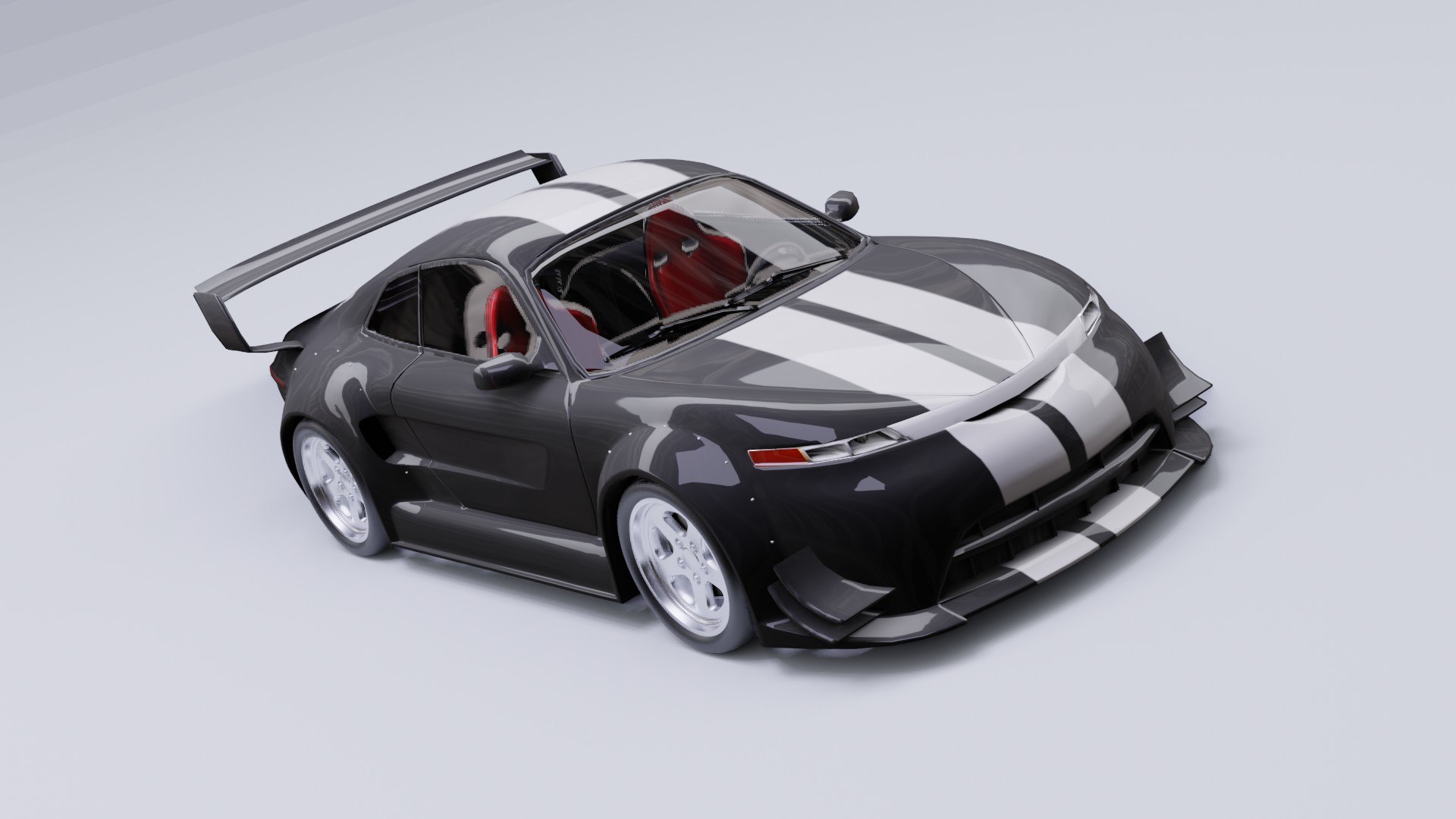 3D Generic Car 06 Model In Blender Model - TurboSquid 1995215