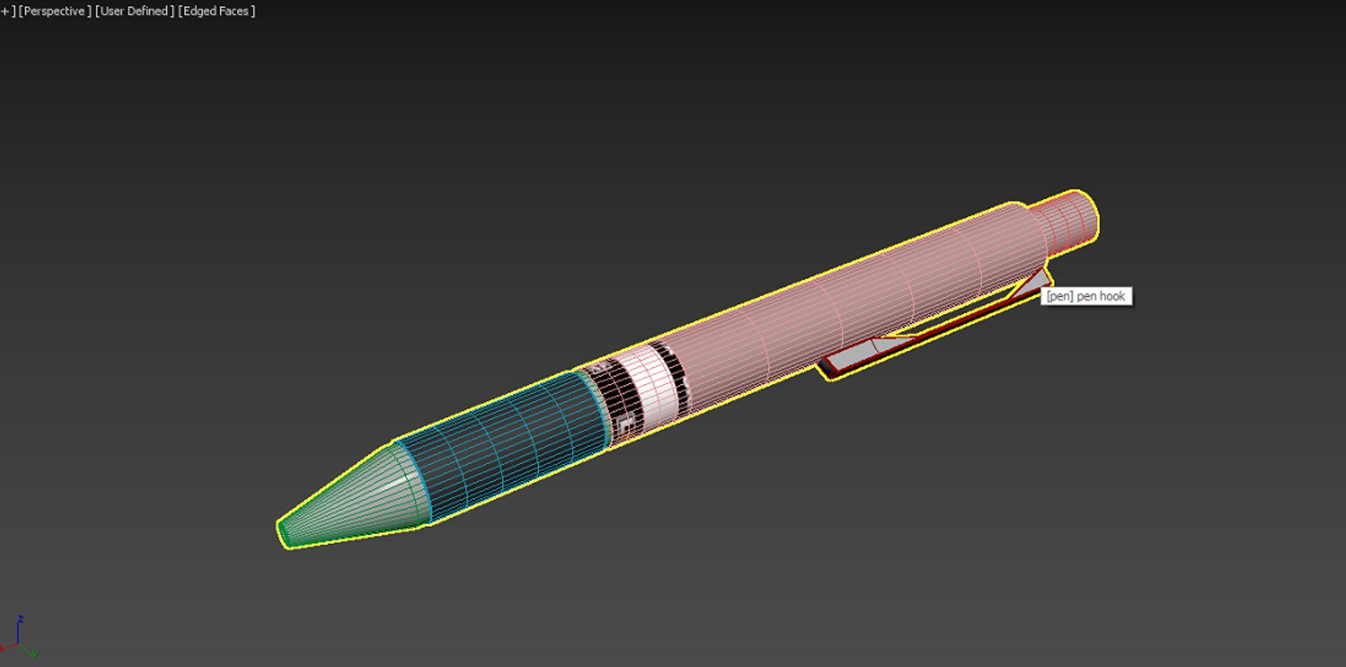Simple Pen 3D Model - TurboSquid 1505247