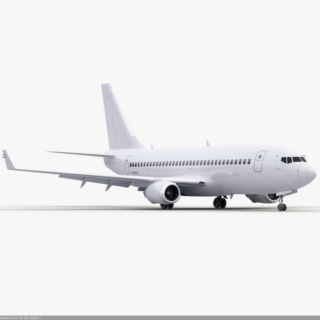 3d plane airplane generic model