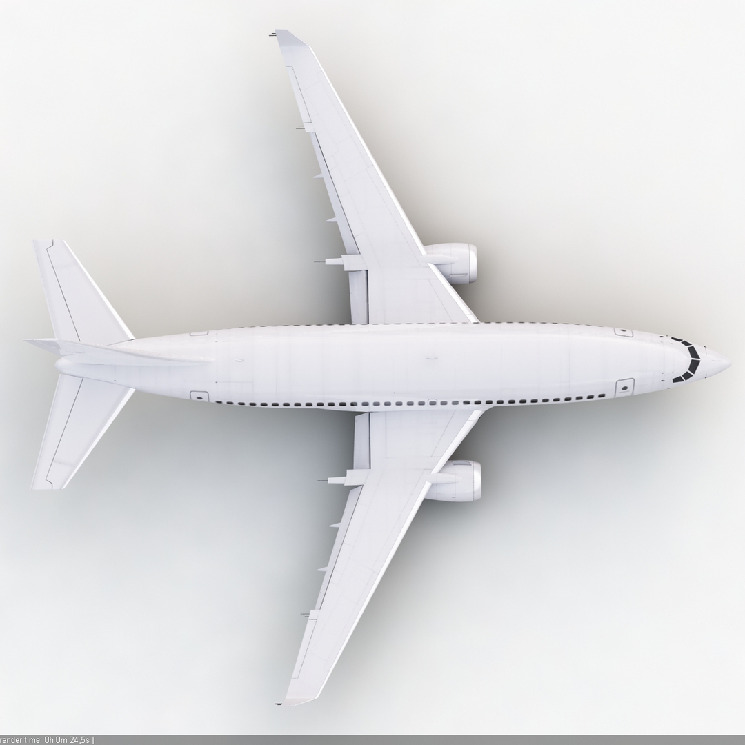 3d plane airplane generic model
