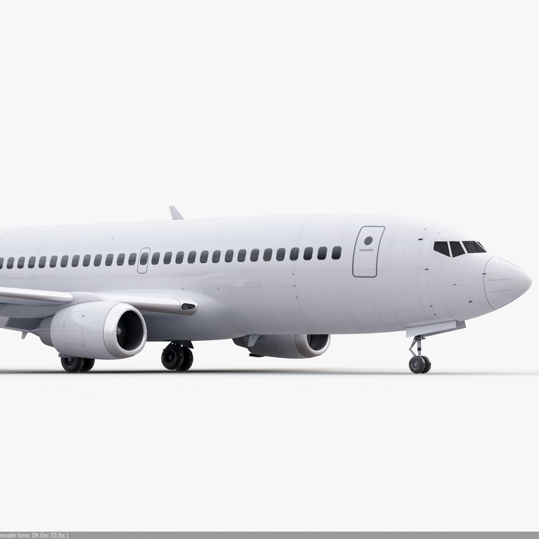 3d plane airplane generic model