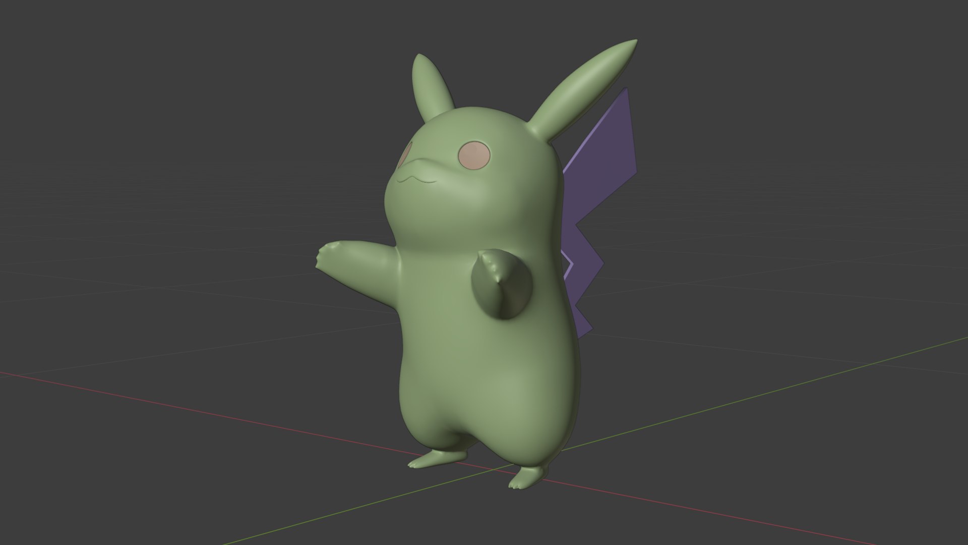 Pikachu Model - TurboSquid 2386467