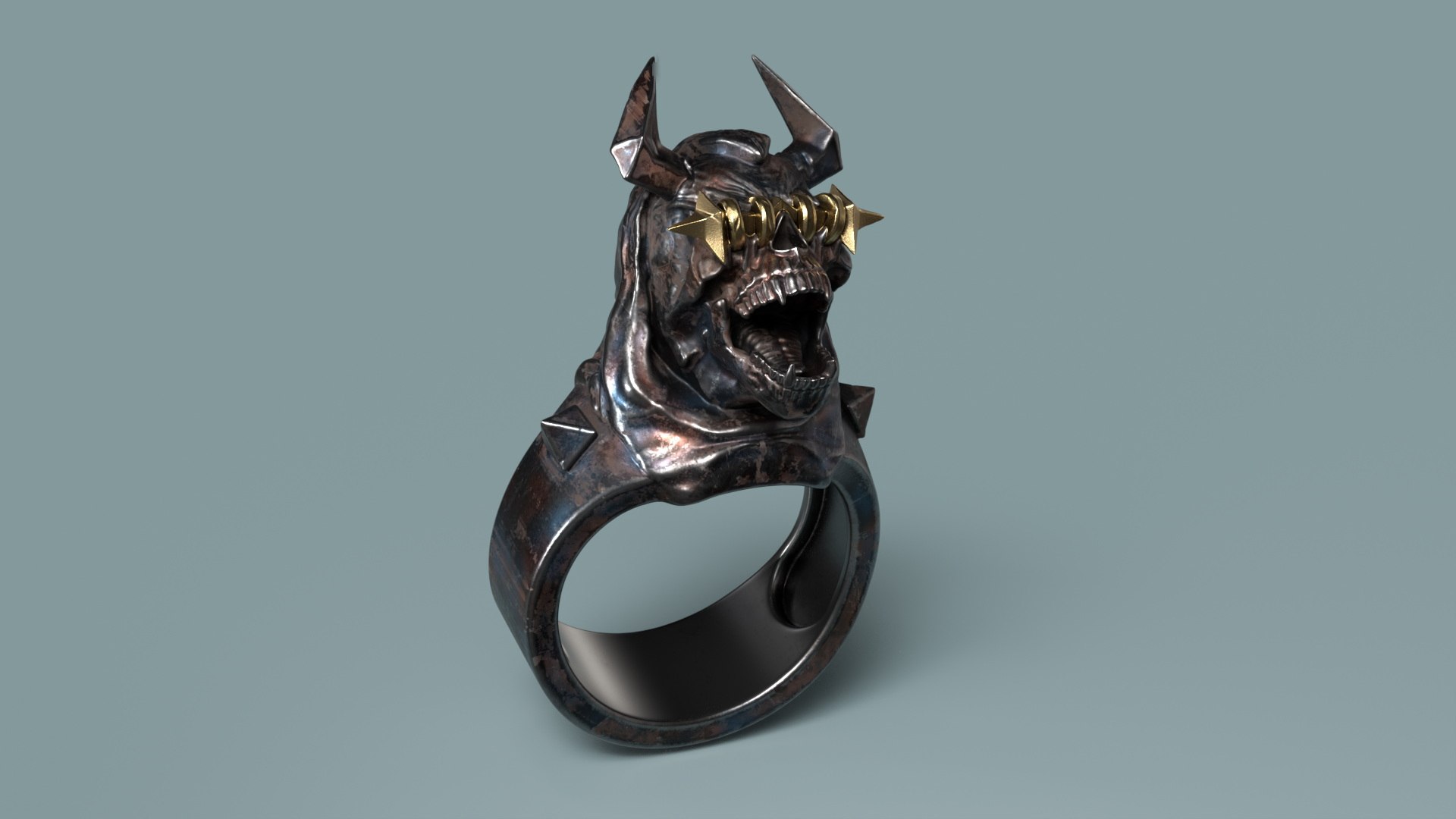Dark Guardian Ring 3D Model - TurboSquid 2313217