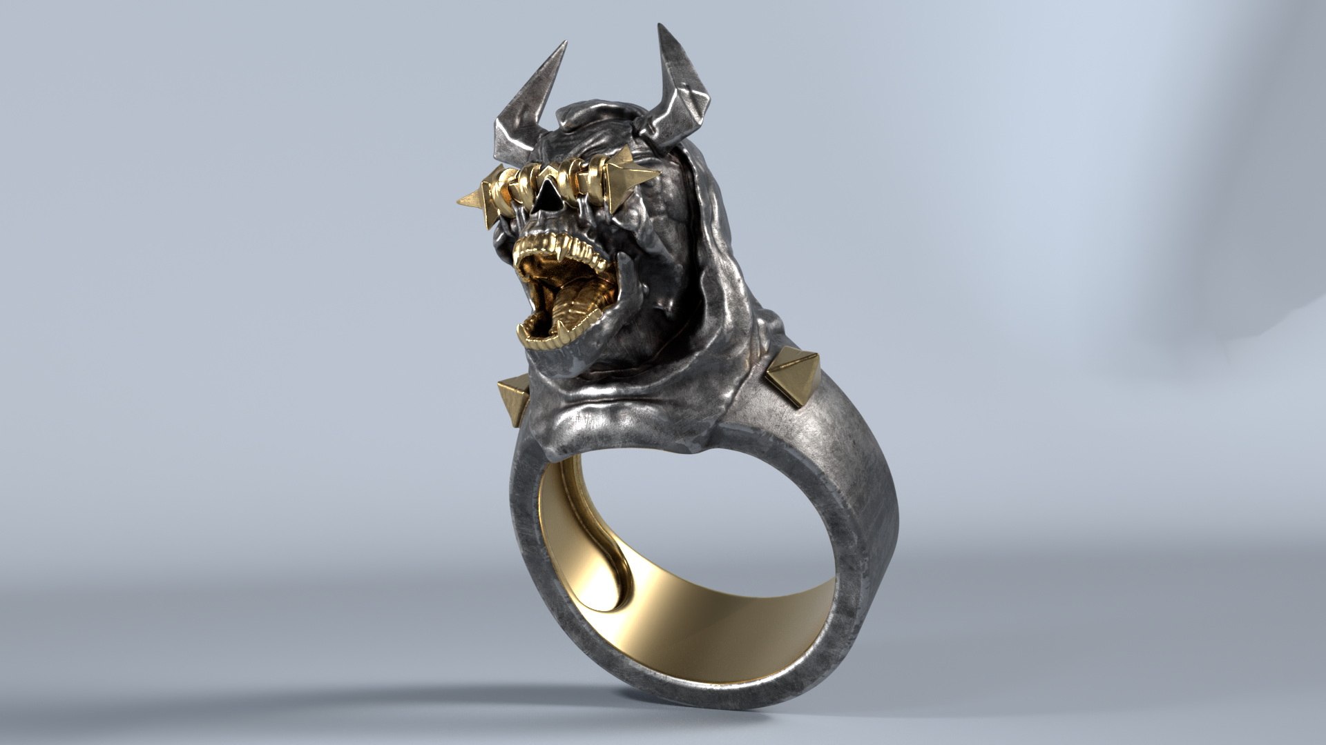 Dark Guardian Ring 3D Model - TurboSquid 2313217
