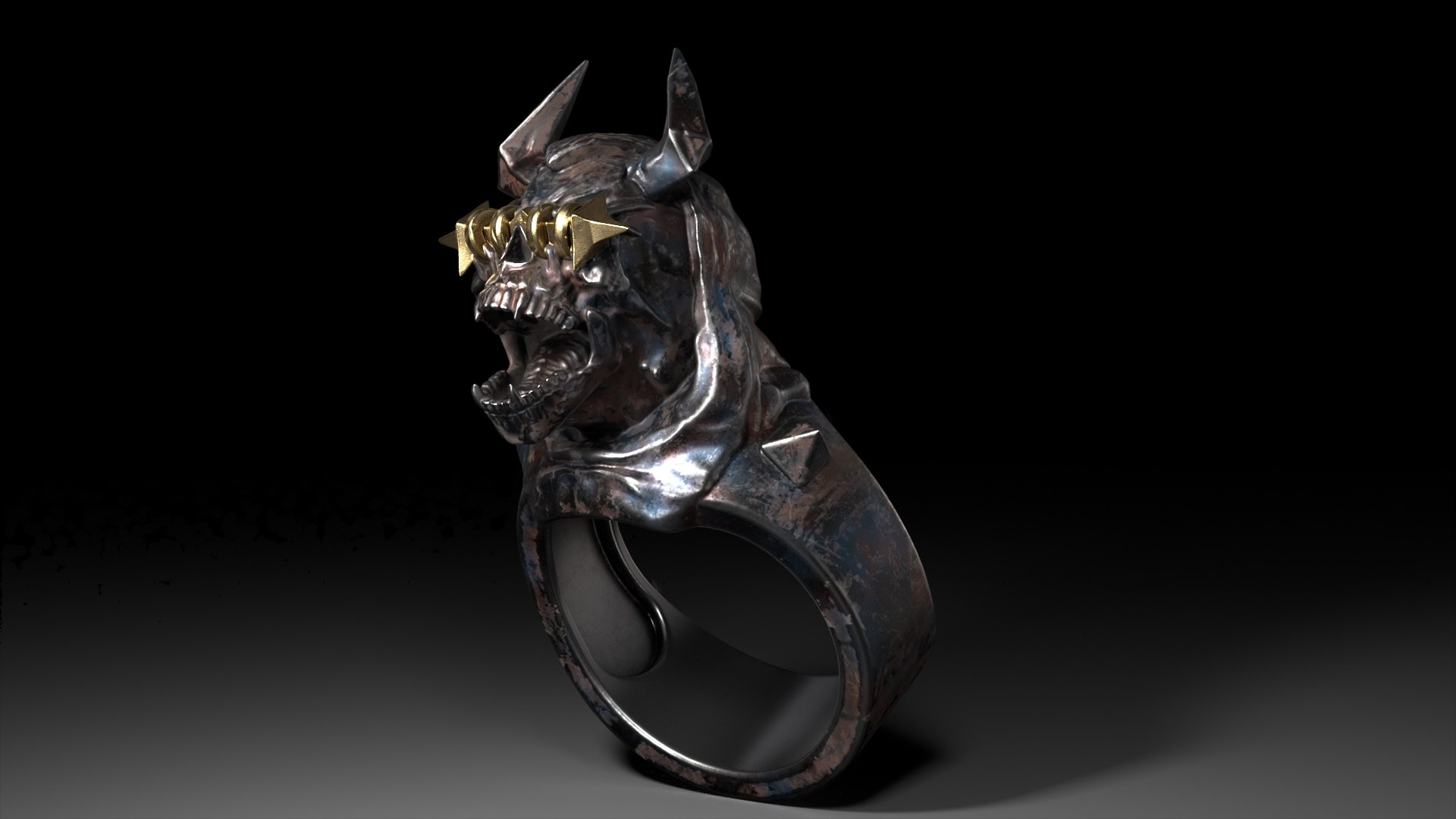 Dark Guardian Ring 3D Model - TurboSquid 2313217
