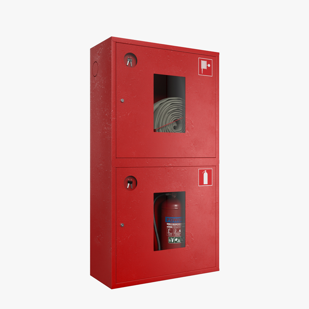 Hose Case Extinguishe 3d Model