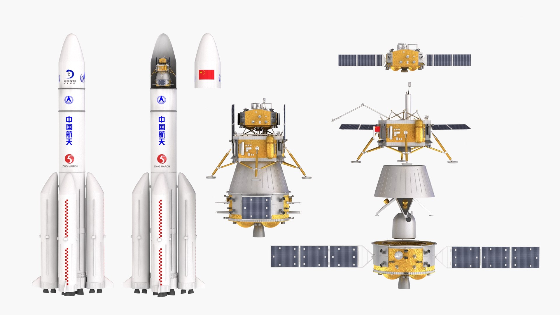 Chang E-5 E Model - TurboSquid 1681820