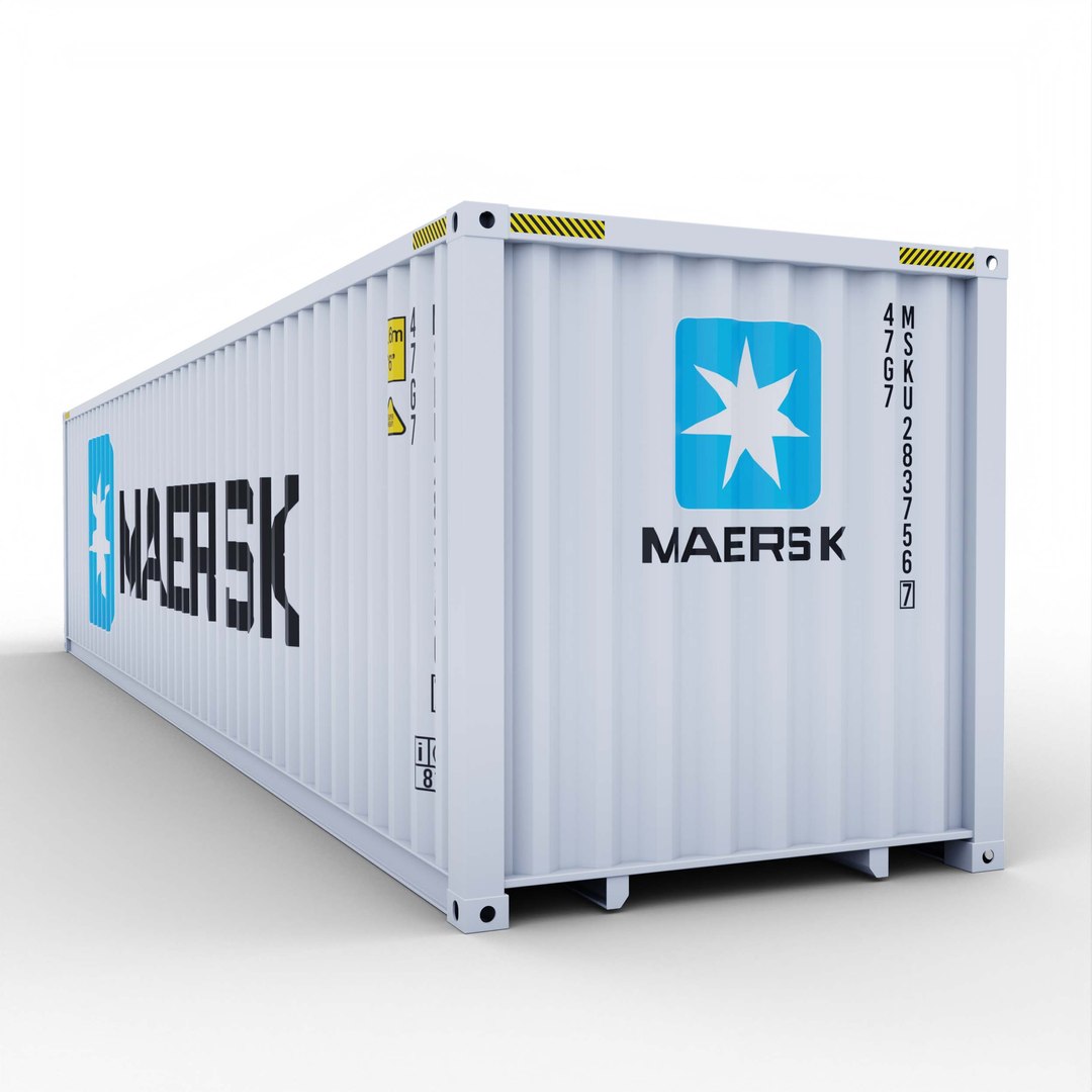 3D Container 40FT Maersk Model - TurboSquid 2070070