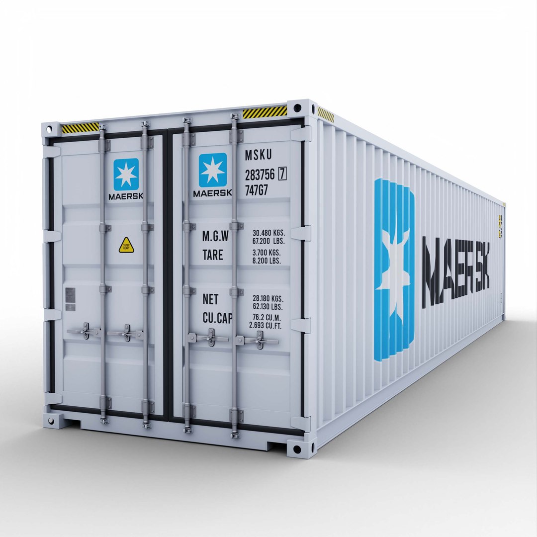 3D Container 40FT Maersk Model - TurboSquid 2070070