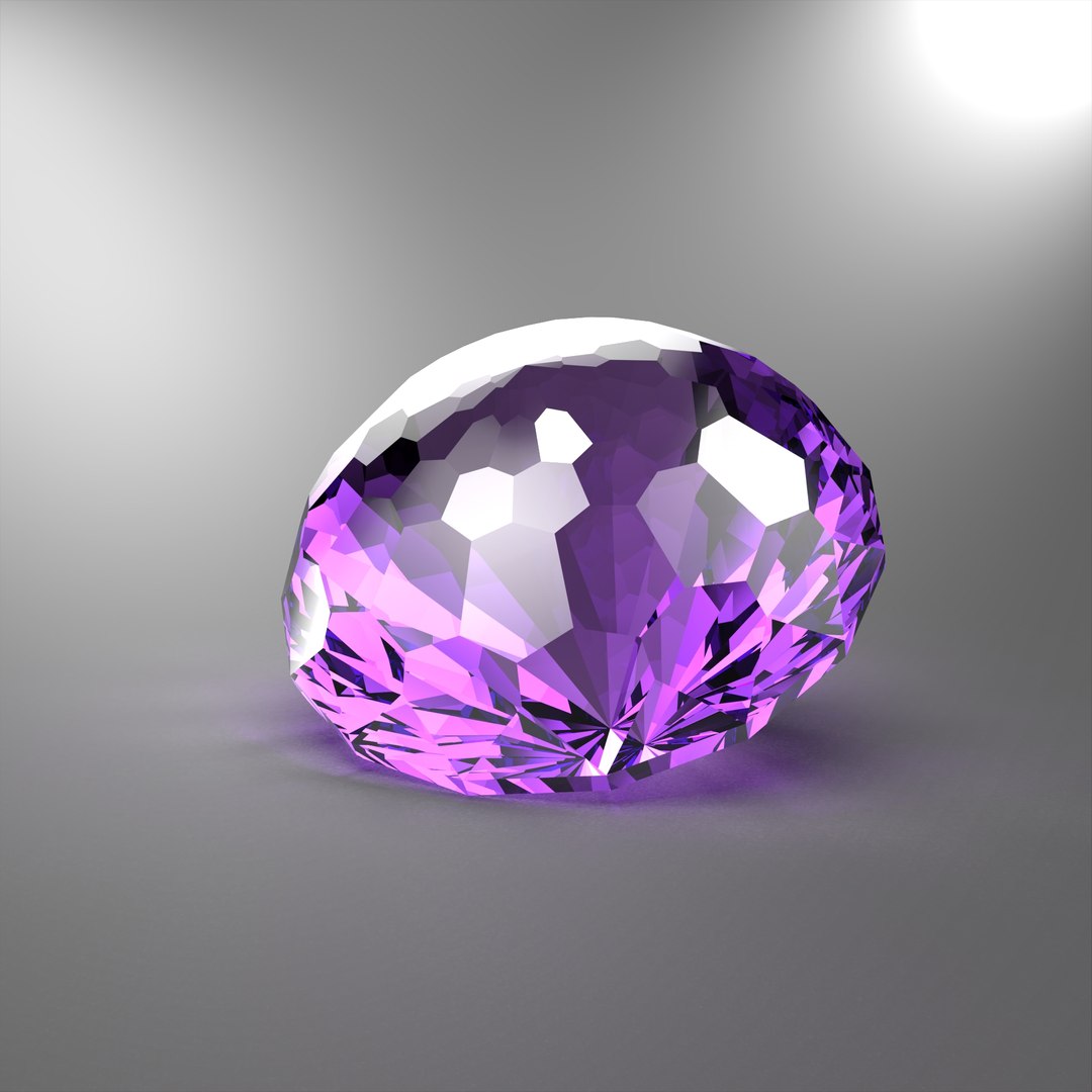 3d Gem Stone Model