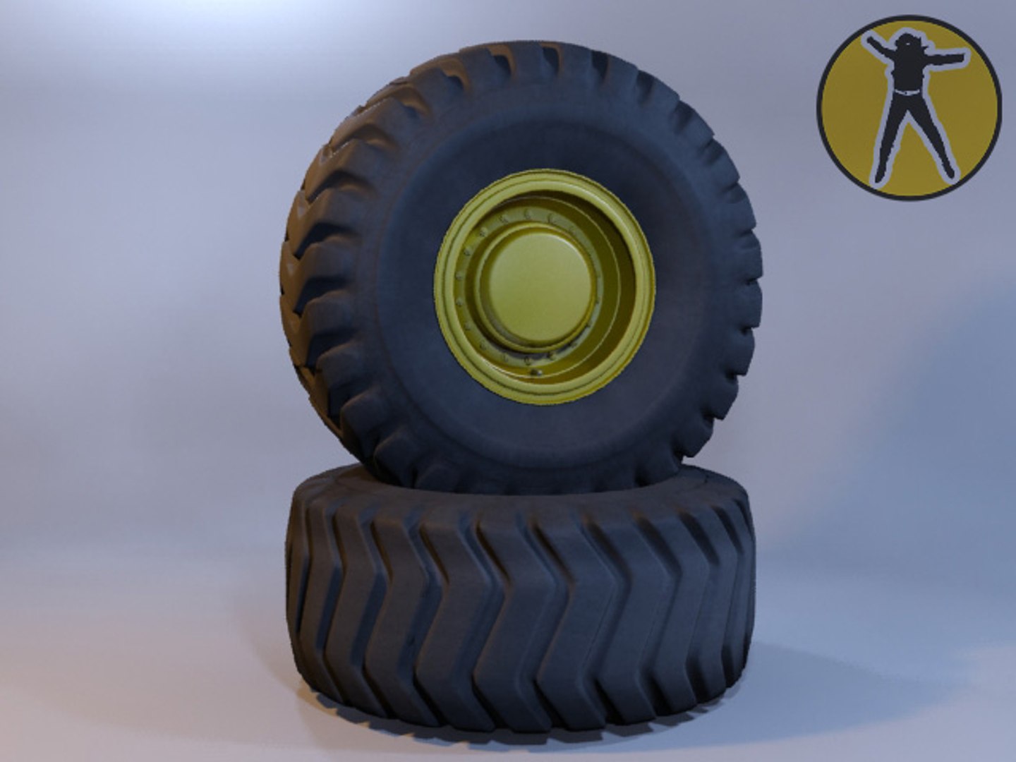 3ds Max Truck Wheel