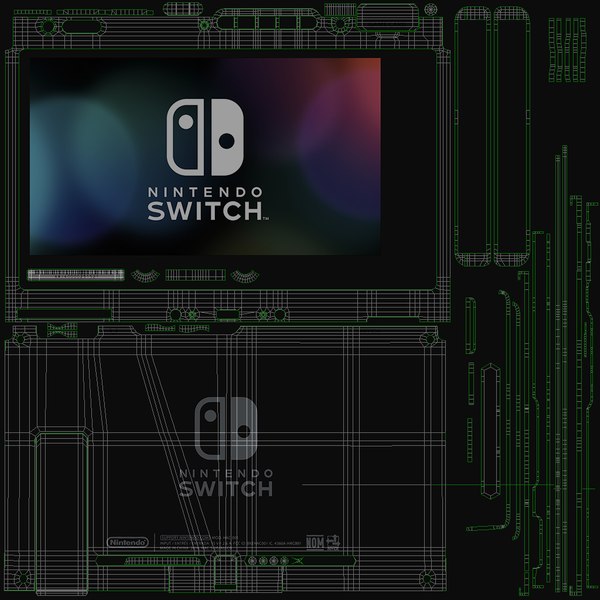 3D nintendo switch complete model - TurboSquid 1170449