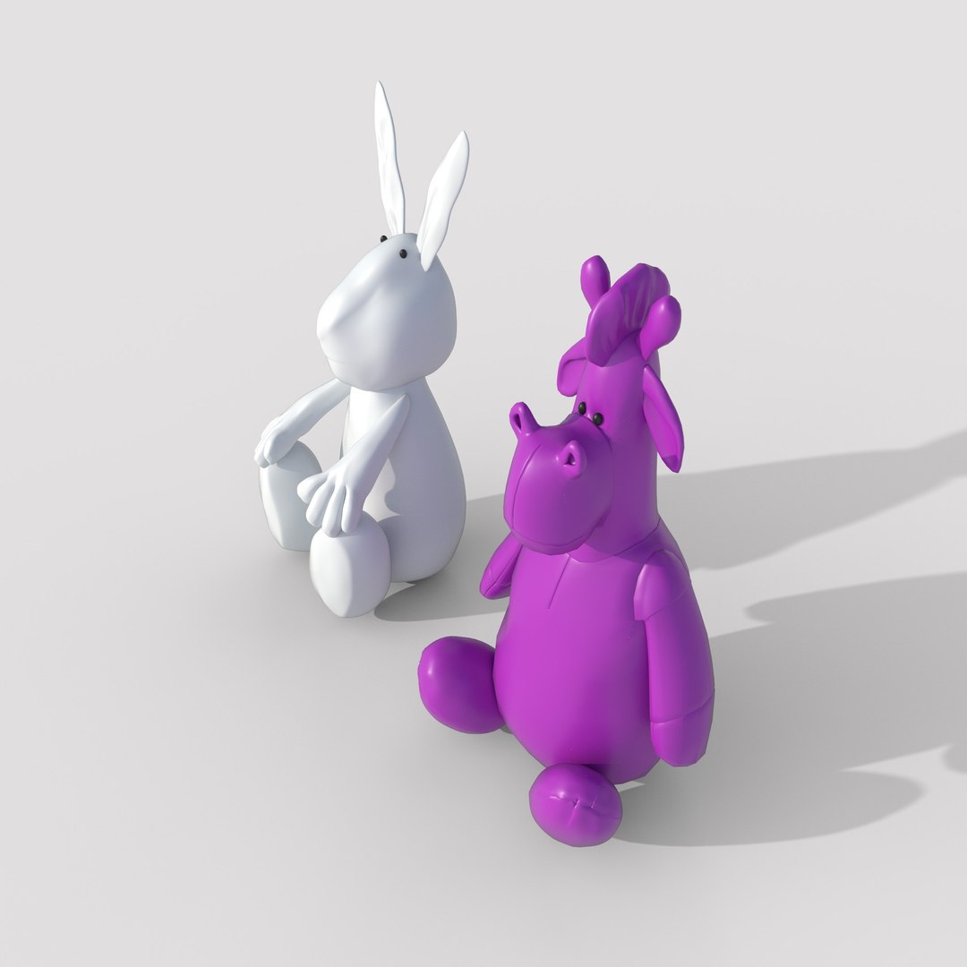 3D Animal Toys Model - TurboSquid 2397656