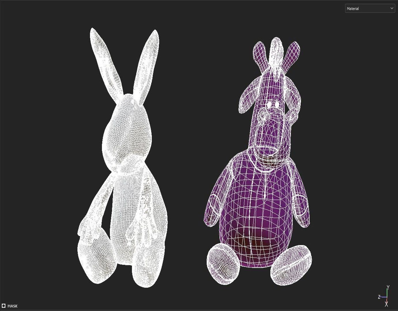 3D Animal Toys Model - TurboSquid 2397656