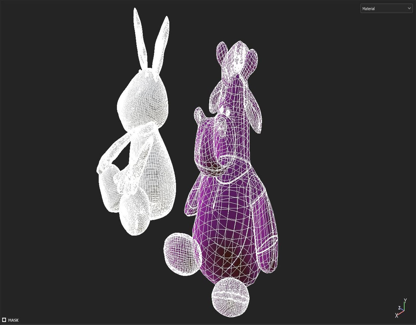 3D Animal Toys Model - TurboSquid 2397656