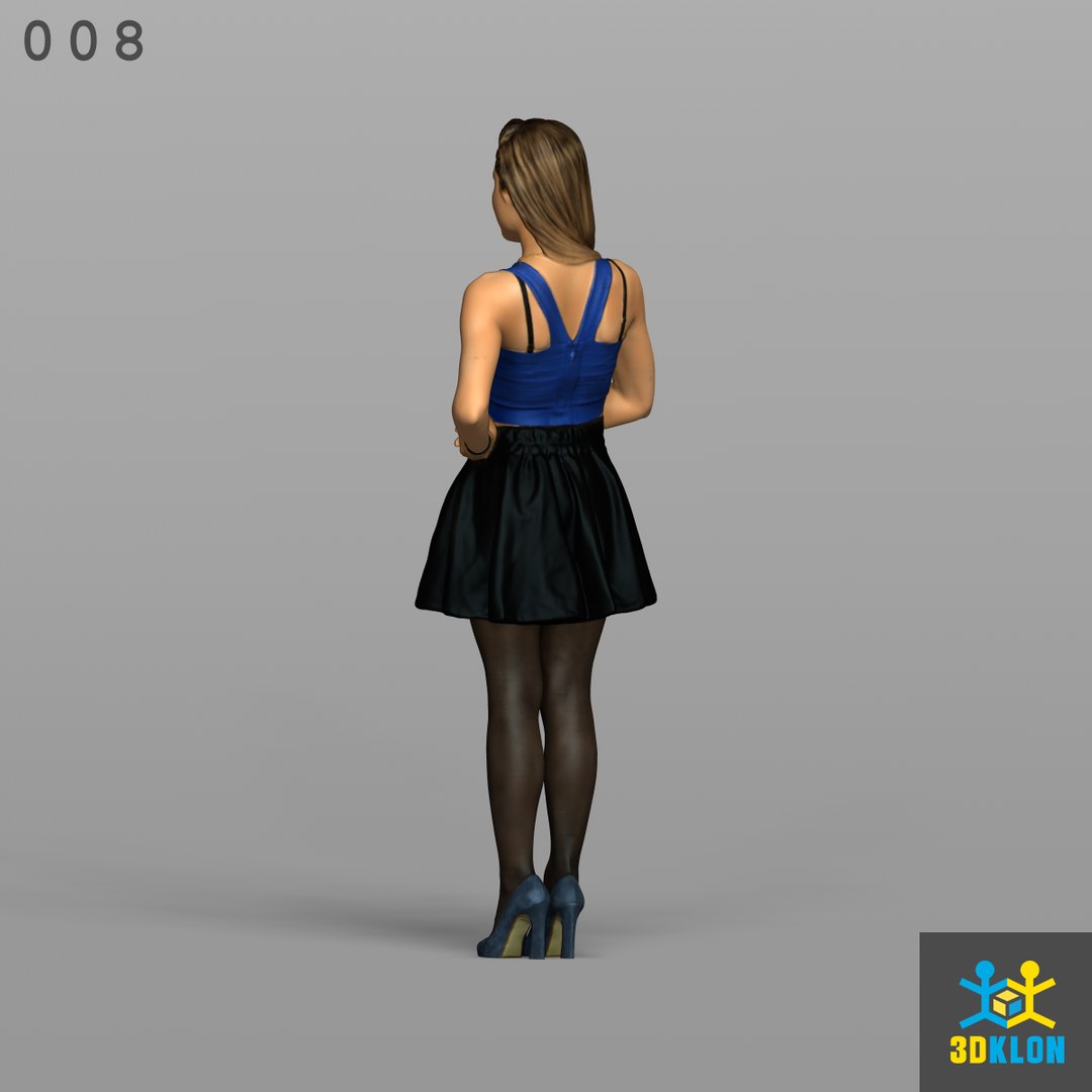 Scan Female Girl 3D Model - TurboSquid 1216174