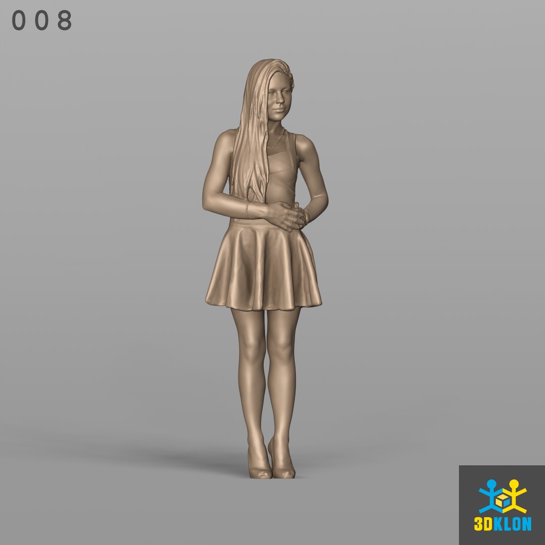 Scan Female Girl 3D Model - TurboSquid 1216174