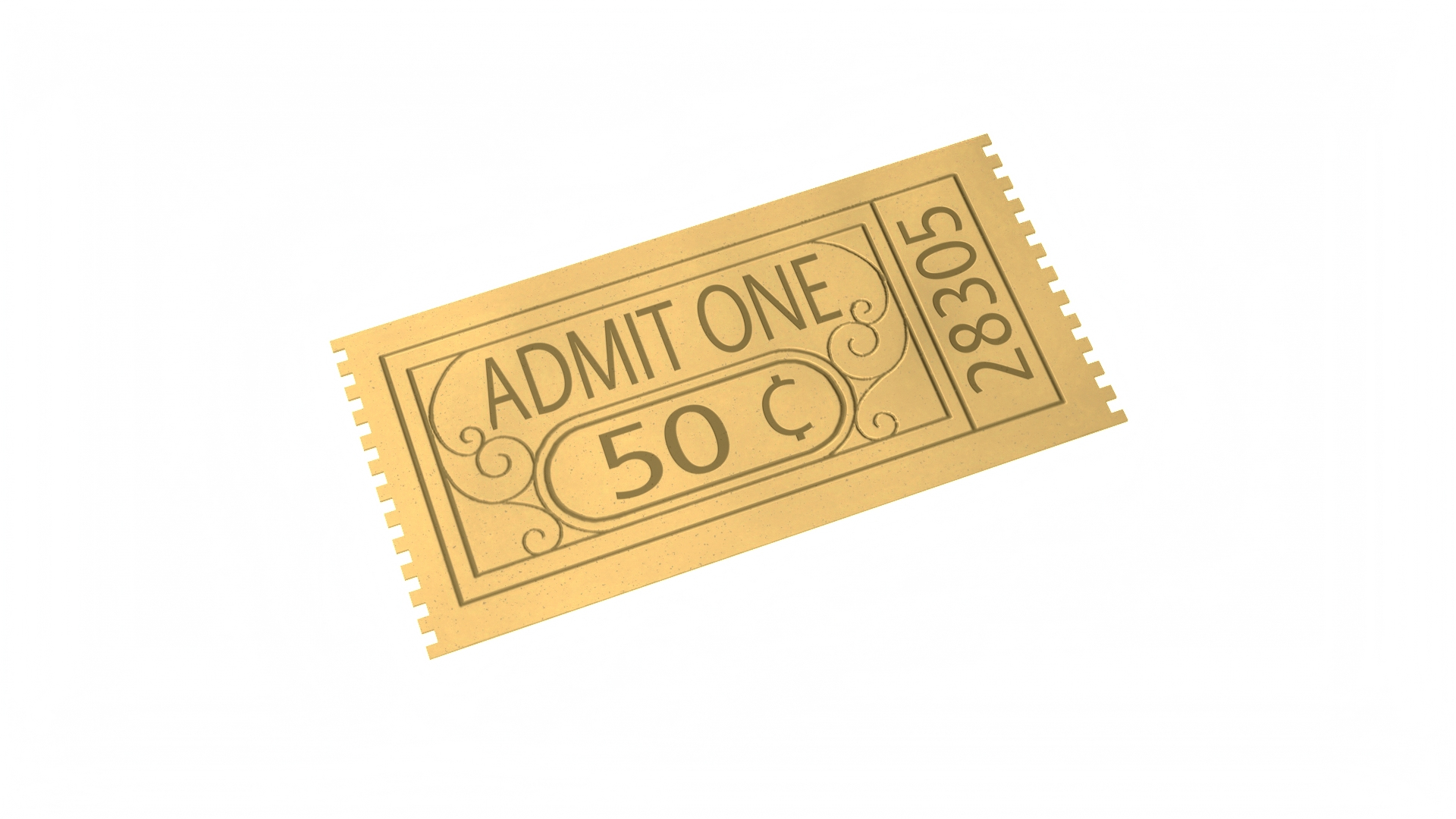 Vintage Event Tickets Collection 3D Model - TurboSquid 2240755